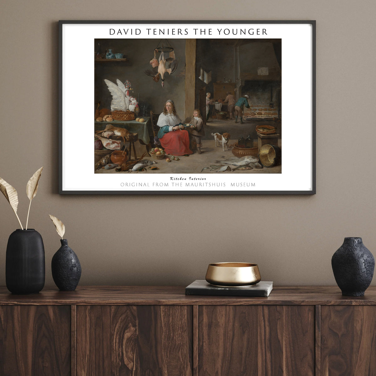David Teniers the Younger - Kitchen Interior Painting – Gige Gallery