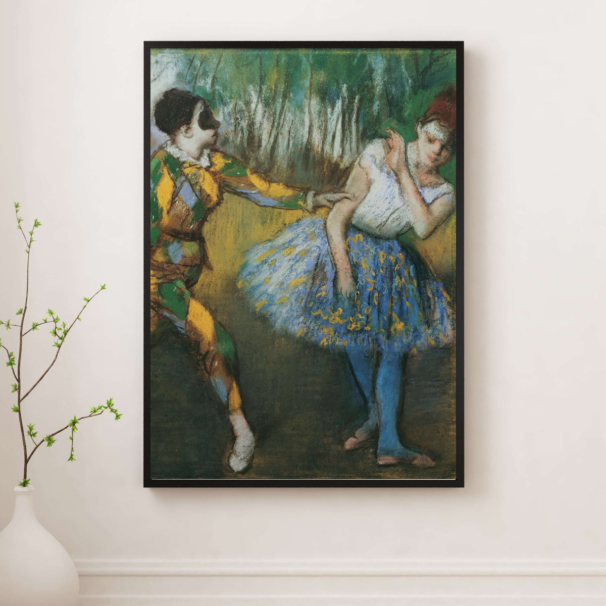 Edgar Degas - Harlekin ve Colombine Fine Art Baskı – Gige Gallery