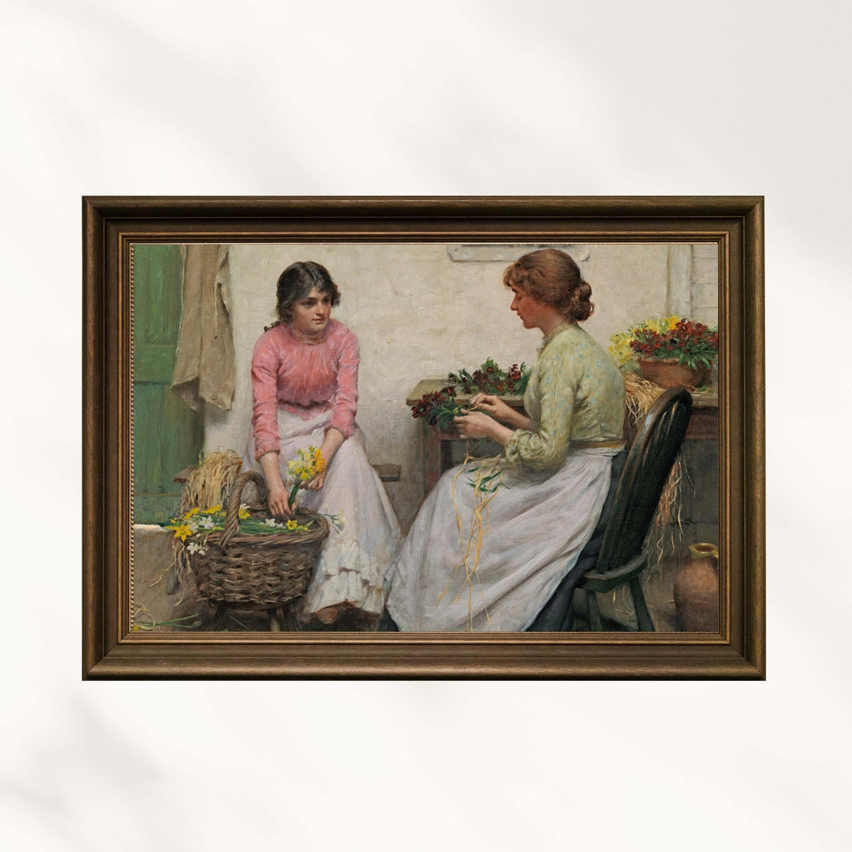Edwin Harris - İlkbahar Çiçekleri Fine Art Baskı – Gige Gallery