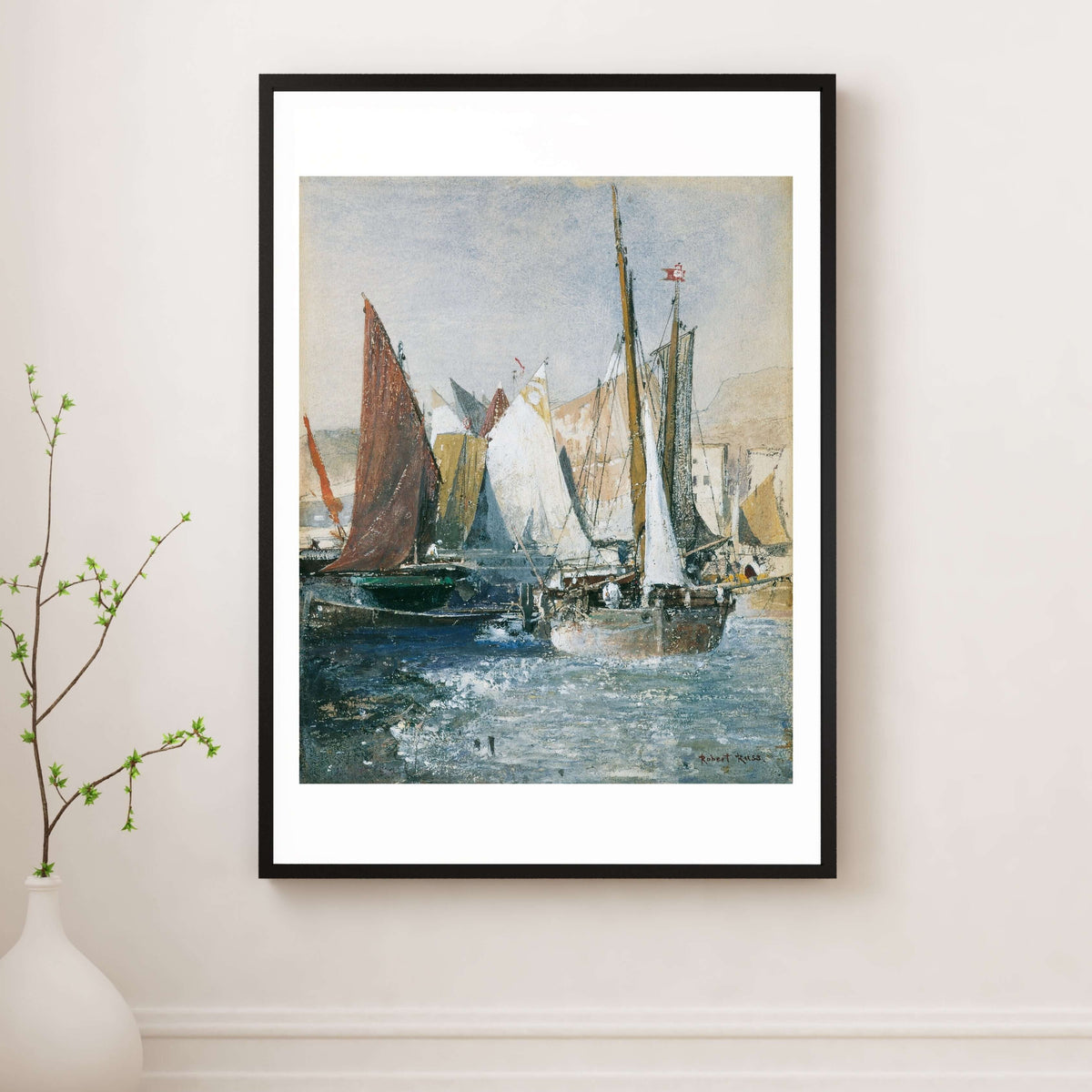 Robert Russ - Yelkenliler Fine Art Baskı – Gige Gallery